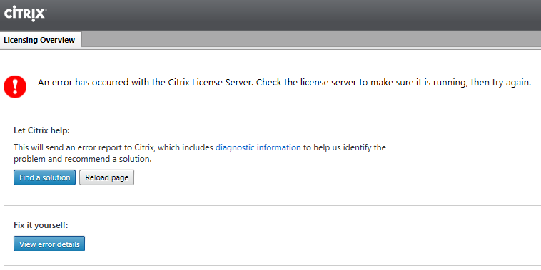 License-Server wird nicht auf der Konsole anzeigen (XenDesktop Studio ...